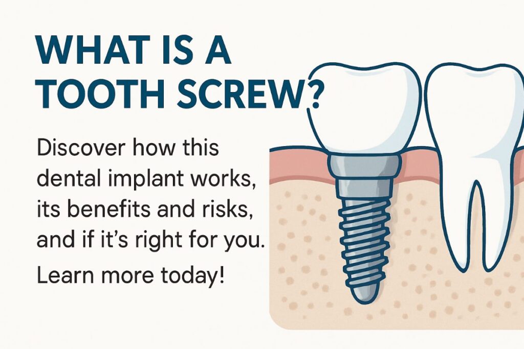 Is A Tooth Screw The Right Dental Implant For You? | Harmon Dental Center